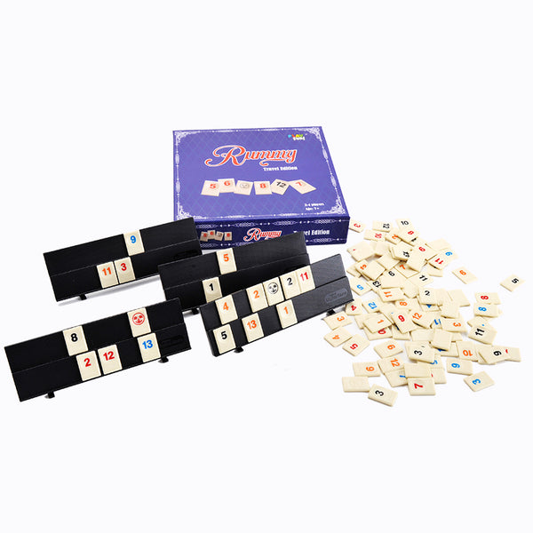 Rummy Mini Travel Edition, 2-4 Players, Traditional Digital Board Game ...