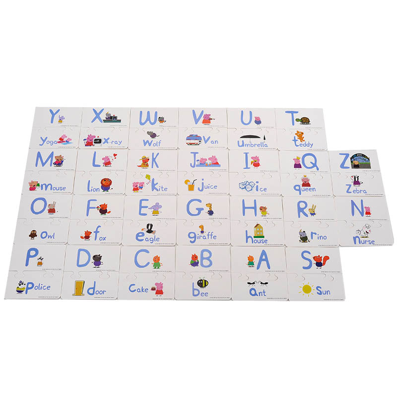 Kidmoro Peppa Pig Alphabet Puzzles, Learn your Kids Alphabet with Pepp ...