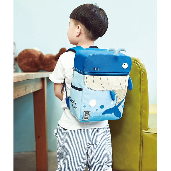 BEDDYBEAR Authentic Whale Design Kids School Bag - Kidmoro Online