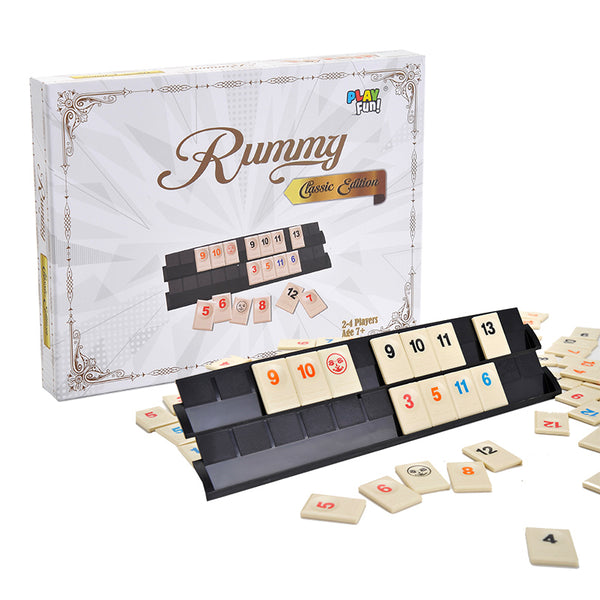 PlayFun Rummy Classic New Edition 2-4 Players, Digital Tile Board Game ...